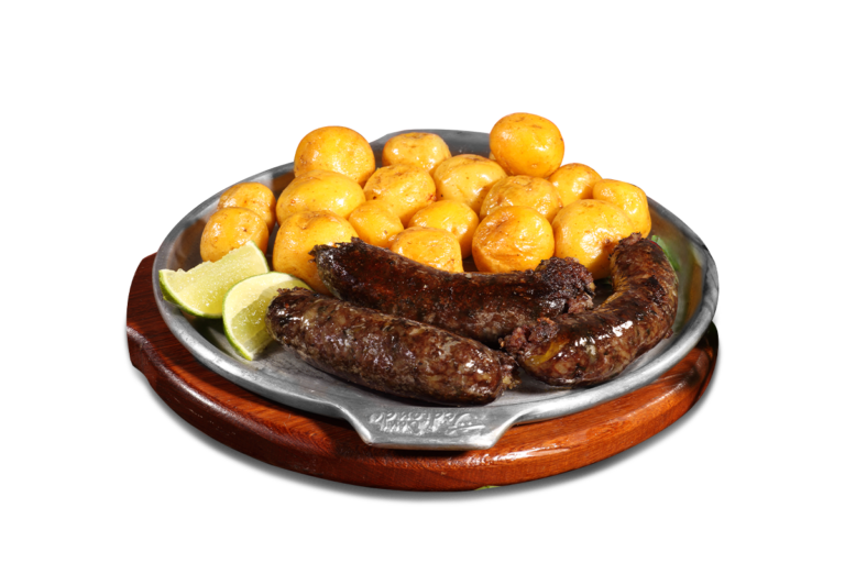Morcilla con Papa Criolla – Don Jediondo Sopitas y Parrilla